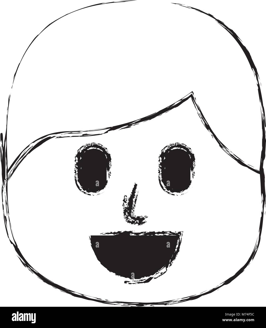 character man face laughing expression Stock Vector Image & Art - Alamy