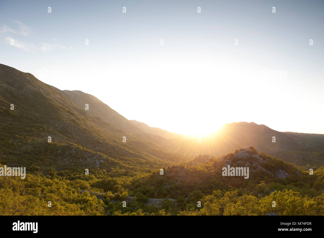 This beautiful landscape in Bosnia and Herzegovina, southeast of Mostar ...