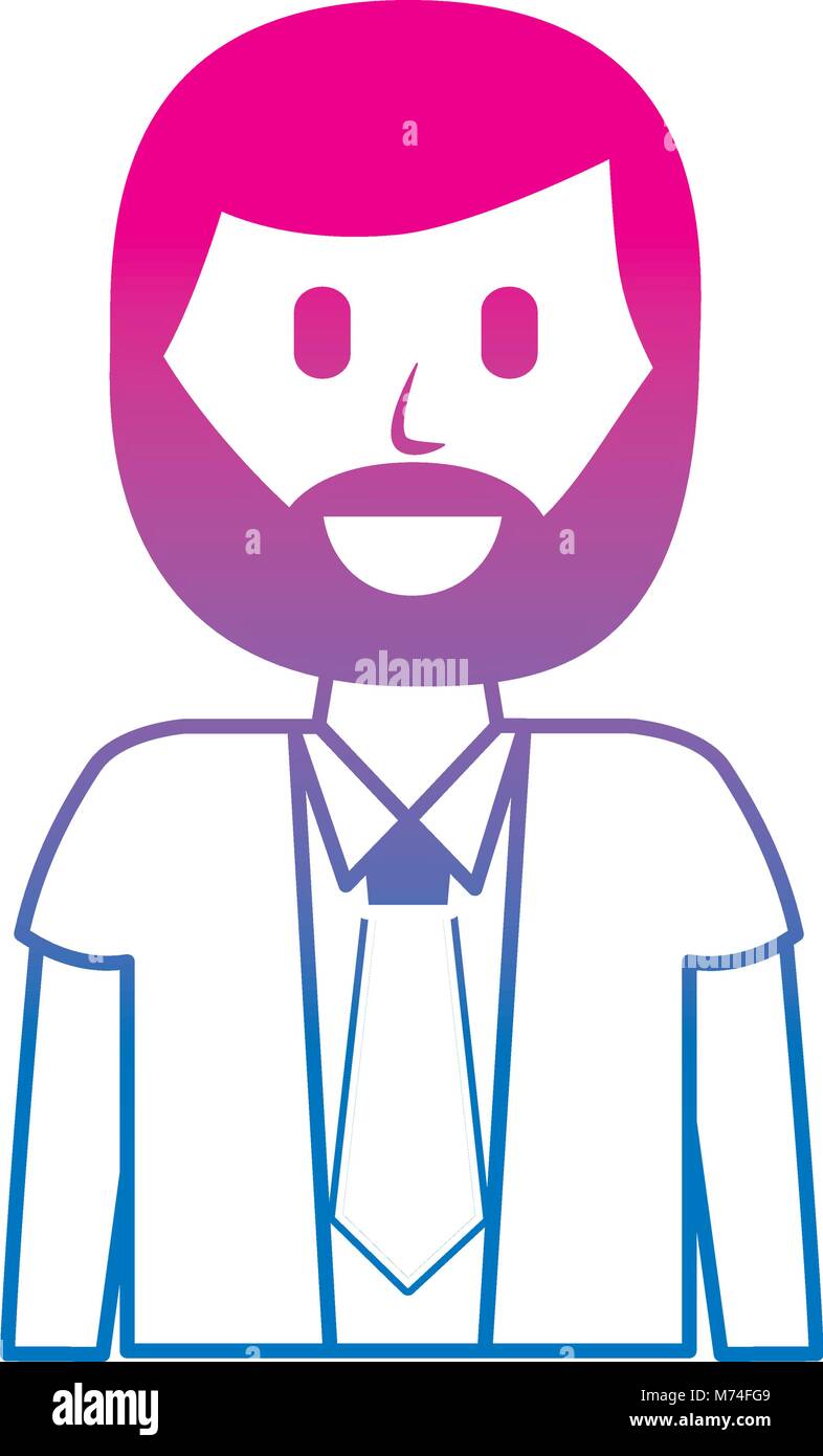 cartoon smiling man portrait character Stock Vector Image & Art - Alamy