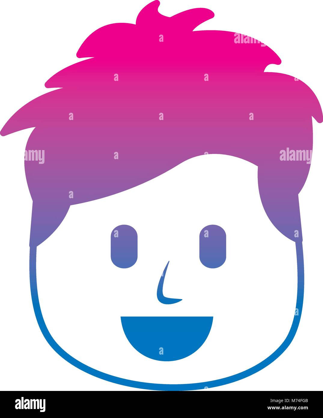 character man face laughing expression Stock Vector Image & Art - Alamy