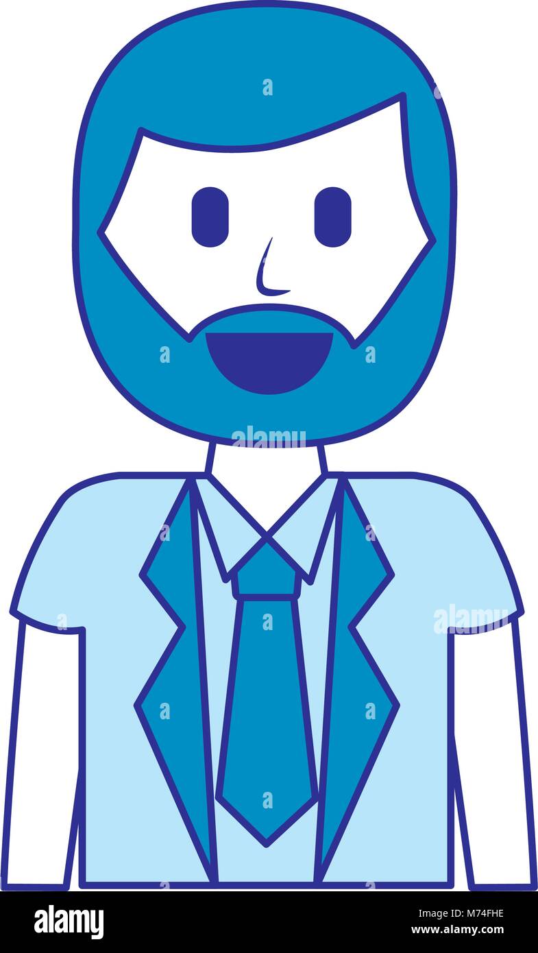 cartoon smiling man portrait character Stock Vector Image & Art - Alamy