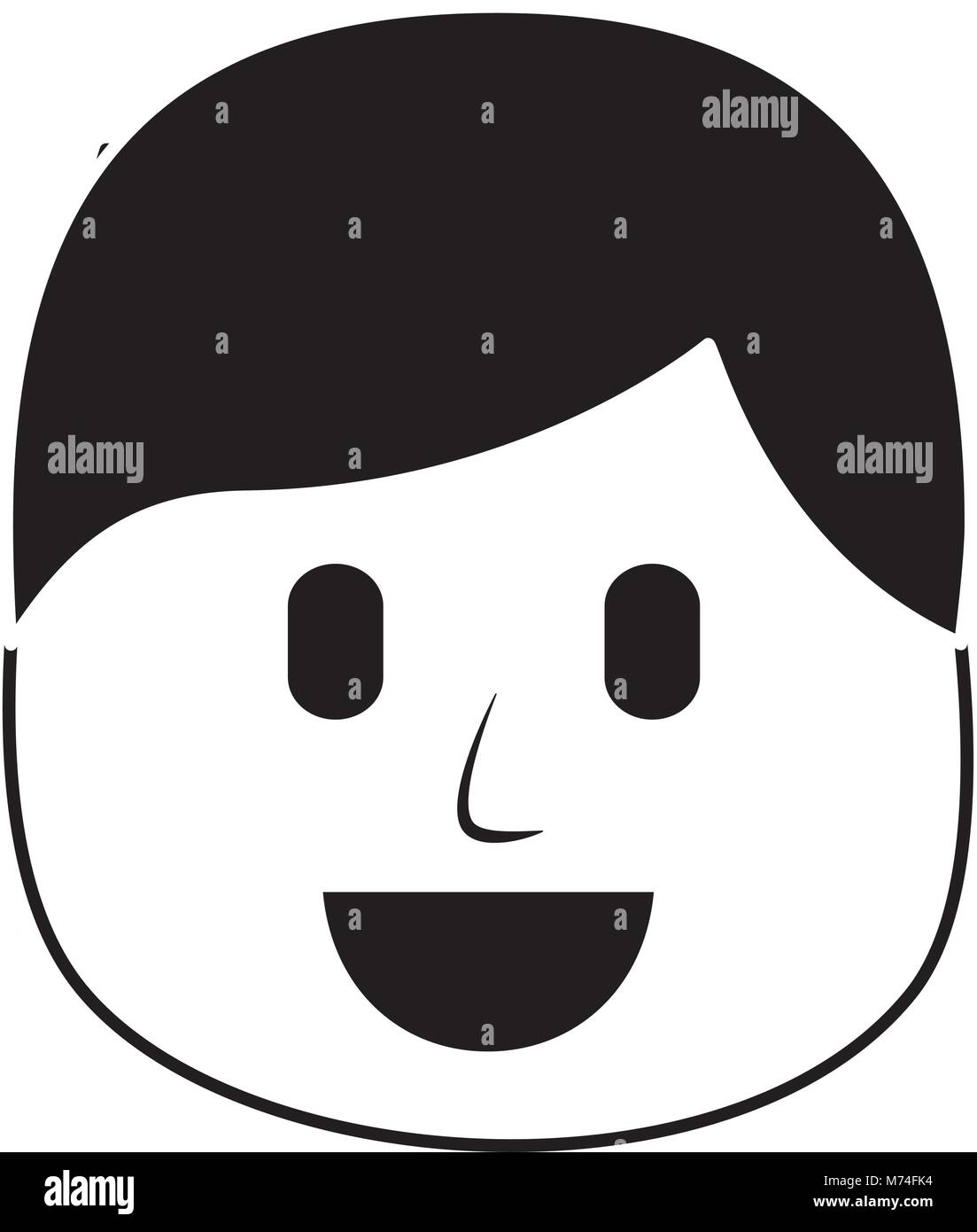 character man face laughing expression Stock Vector Image & Art - Alamy