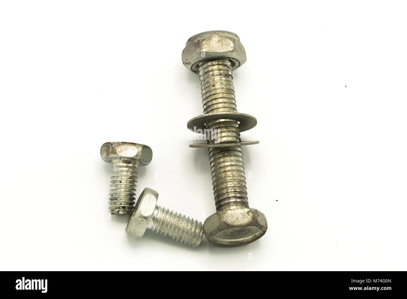 English alphabet of nut, isolated on white background, front view from ...