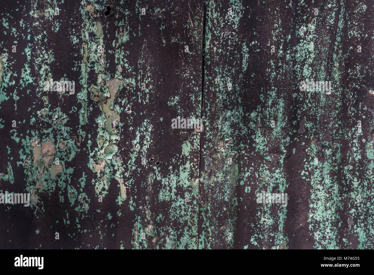 Dark Green Metal Texture
