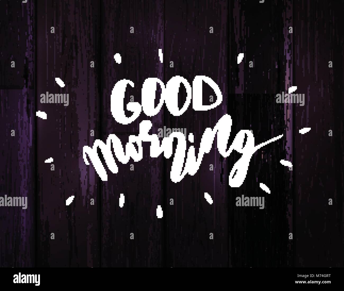 Good morning. Inspirational quote Stock Vector Image & Art - Alamy
