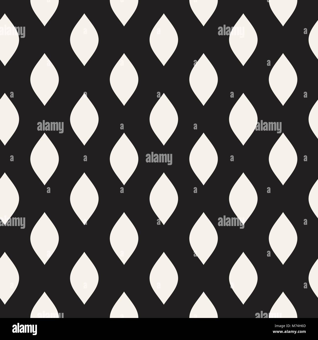 Repeating black white wave pattern hi-res stock photography and images ...
