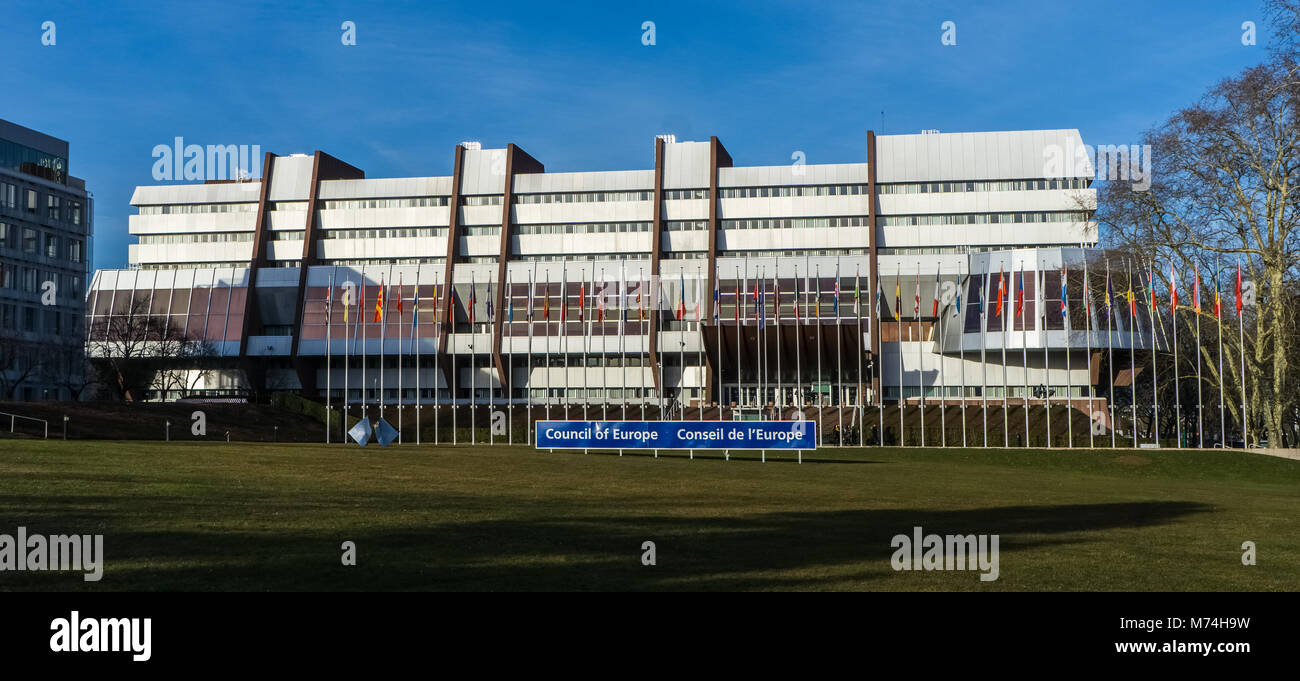 Strasbourg council of europe building hi-res stock photography and ...