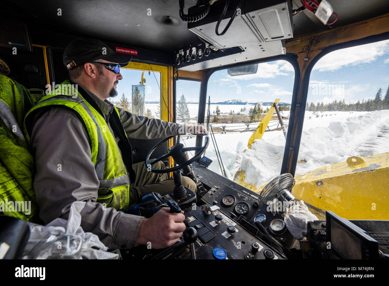 Brian B (Engineering Equipment Operator) inside the rotary blower Stock ...