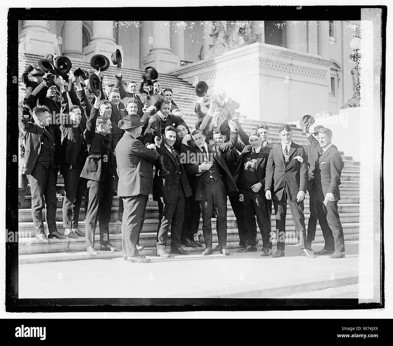 Football group, 12-14-20 LOC npcc.03158 Stock Photo - Alamy