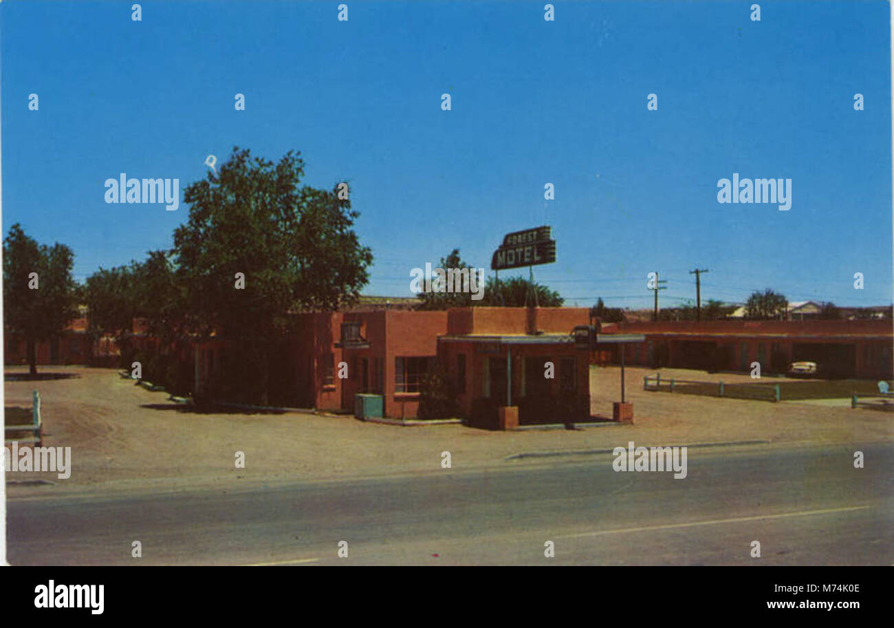 Photograph of the Forest Motel, captured by Tom Reed, showcasing the ...
