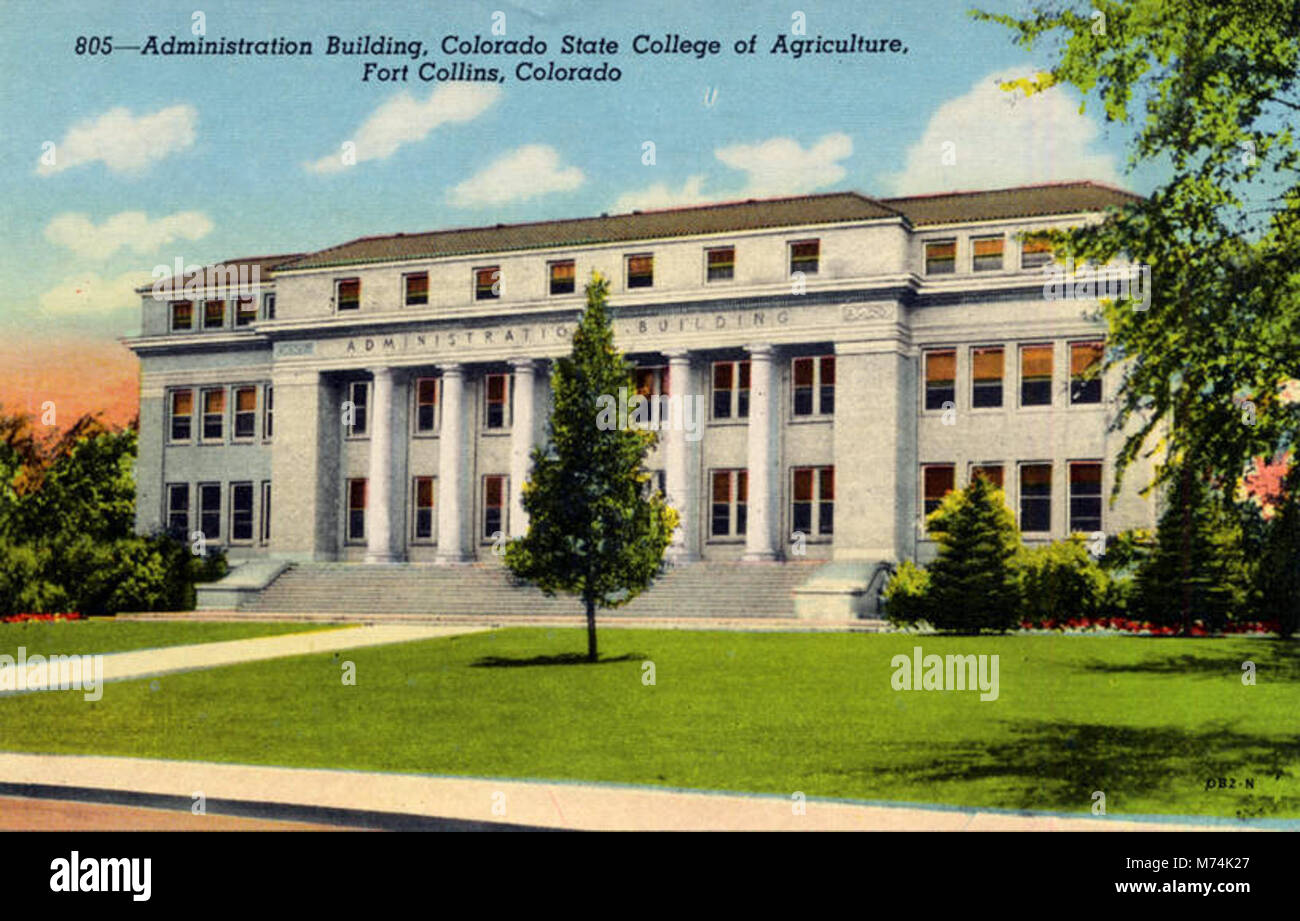 Photograph of the Administration Building at Colorado State College of ...