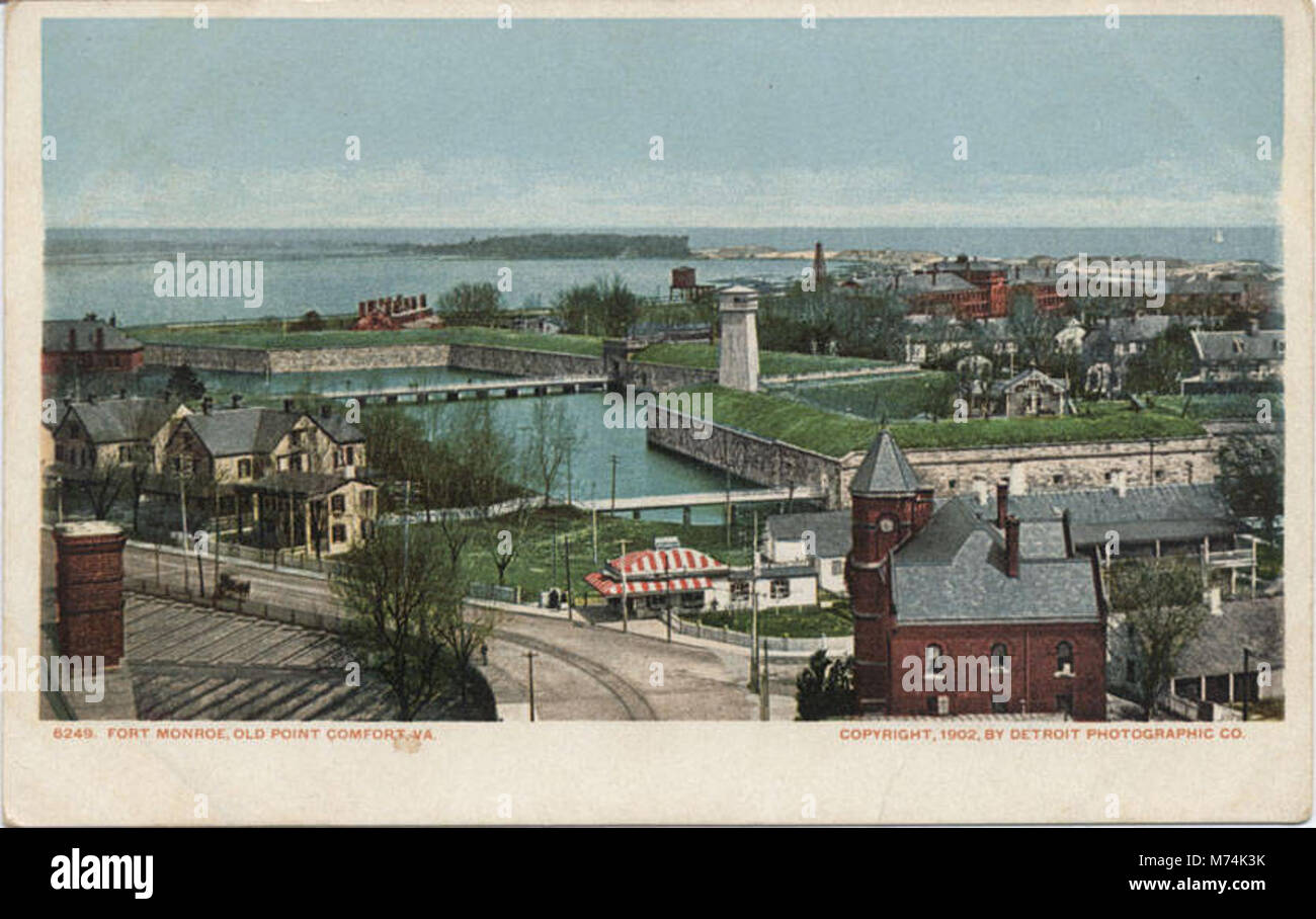 Fort Monroe, located at Old Point Comfort in Virginia, is a historic ...