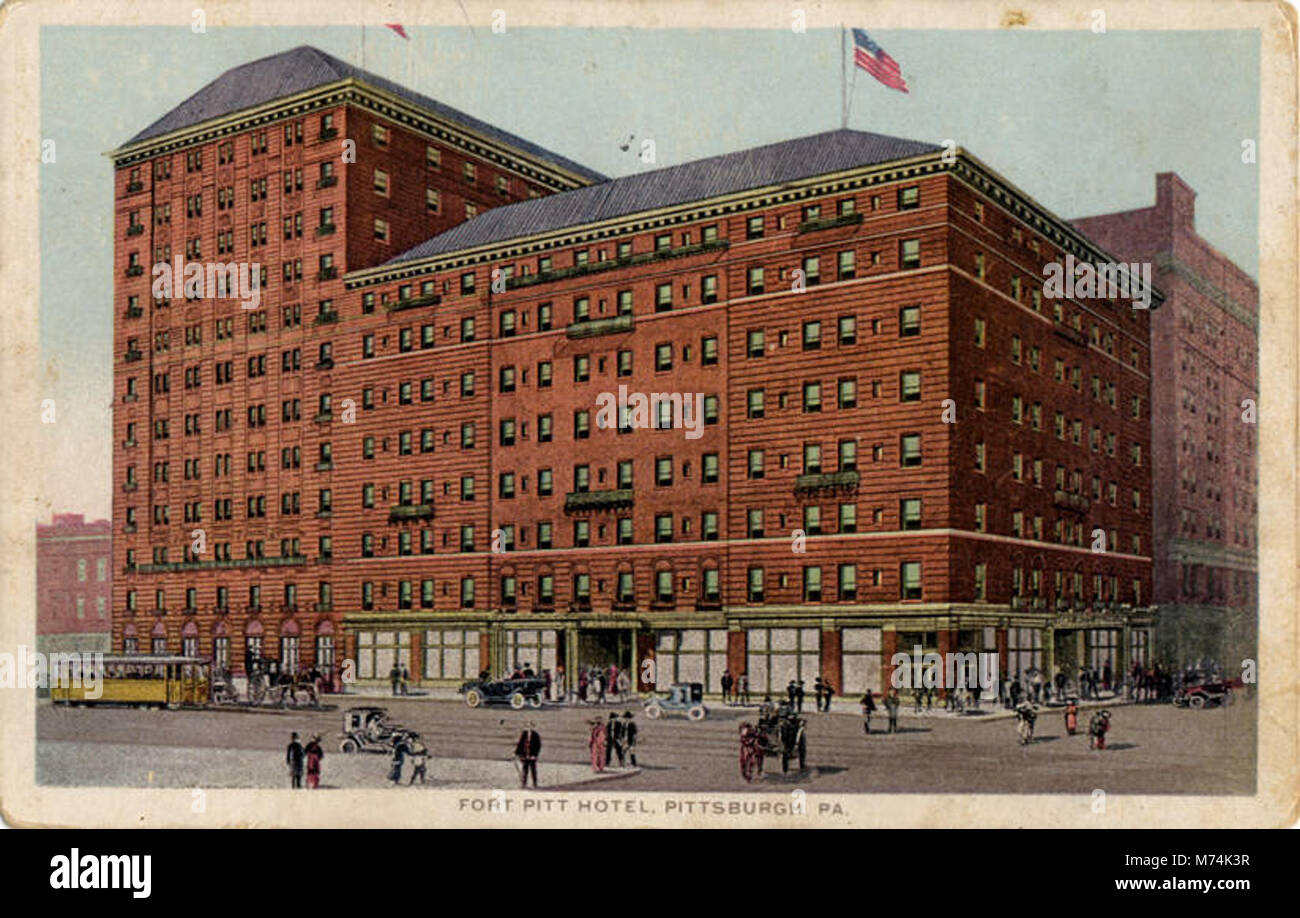 The Fort Pitt Hotel, a historic landmark in Pittsburgh, Pennsylvania ...