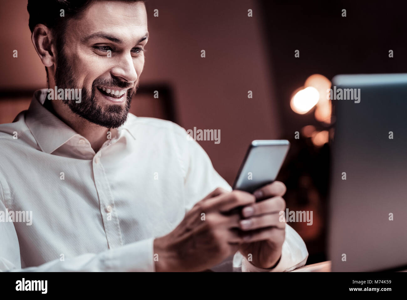 Digital rejoicing hi-res stock photography and images - Alamy