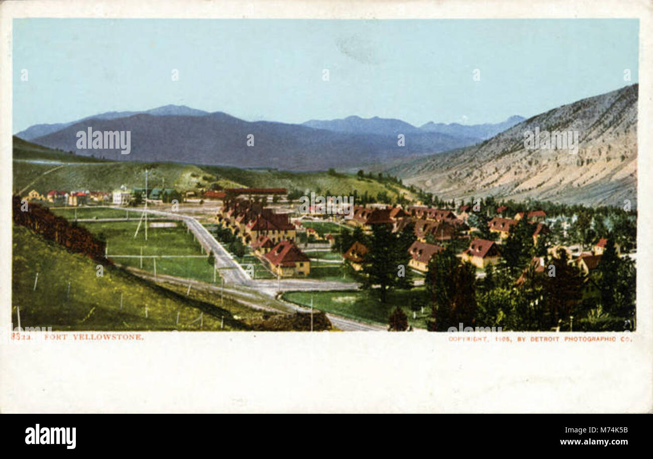 Historic Fort Yellowstone High Resolution Stock Photography and Images ...