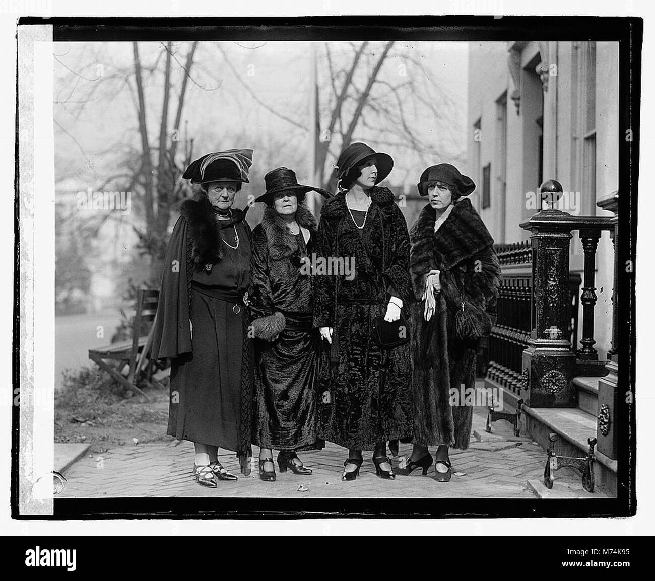 Photograph showing four unidentified women at an Equal Rights ...