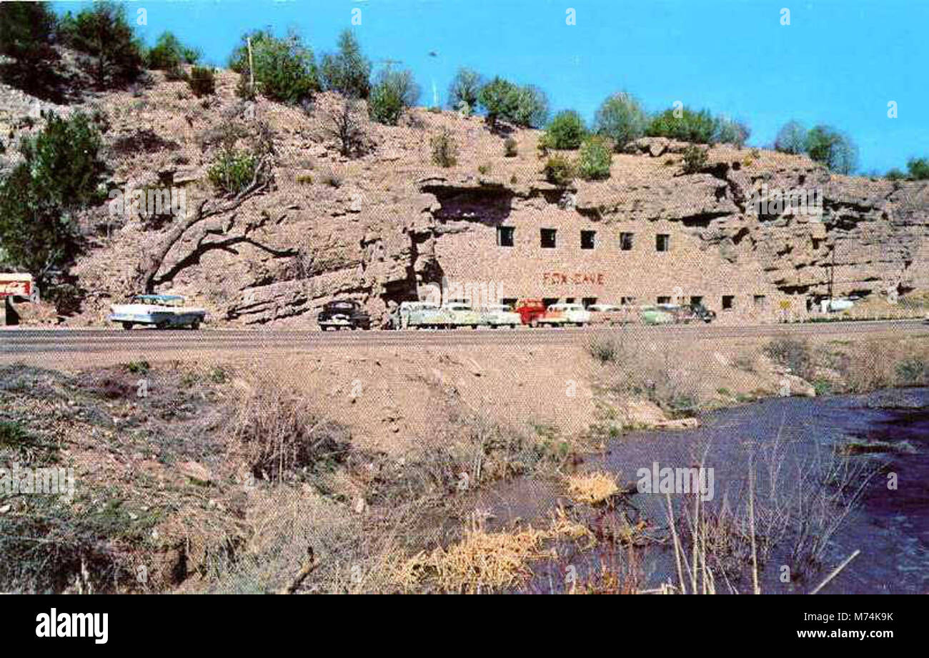Fox Cave, located along US Highway 70, was historically used as a ...