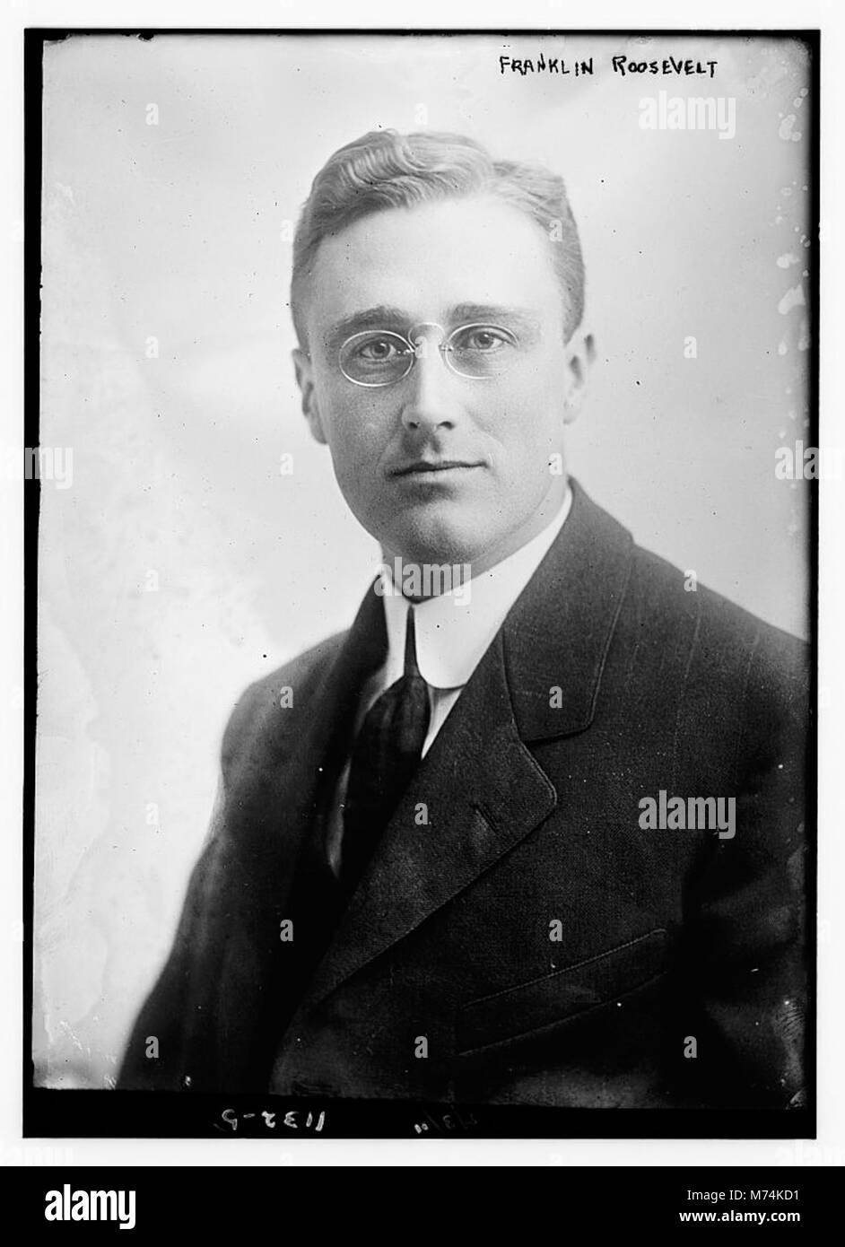 A portrait of Franklin D. Roosevelt, the 32nd President of the United ...