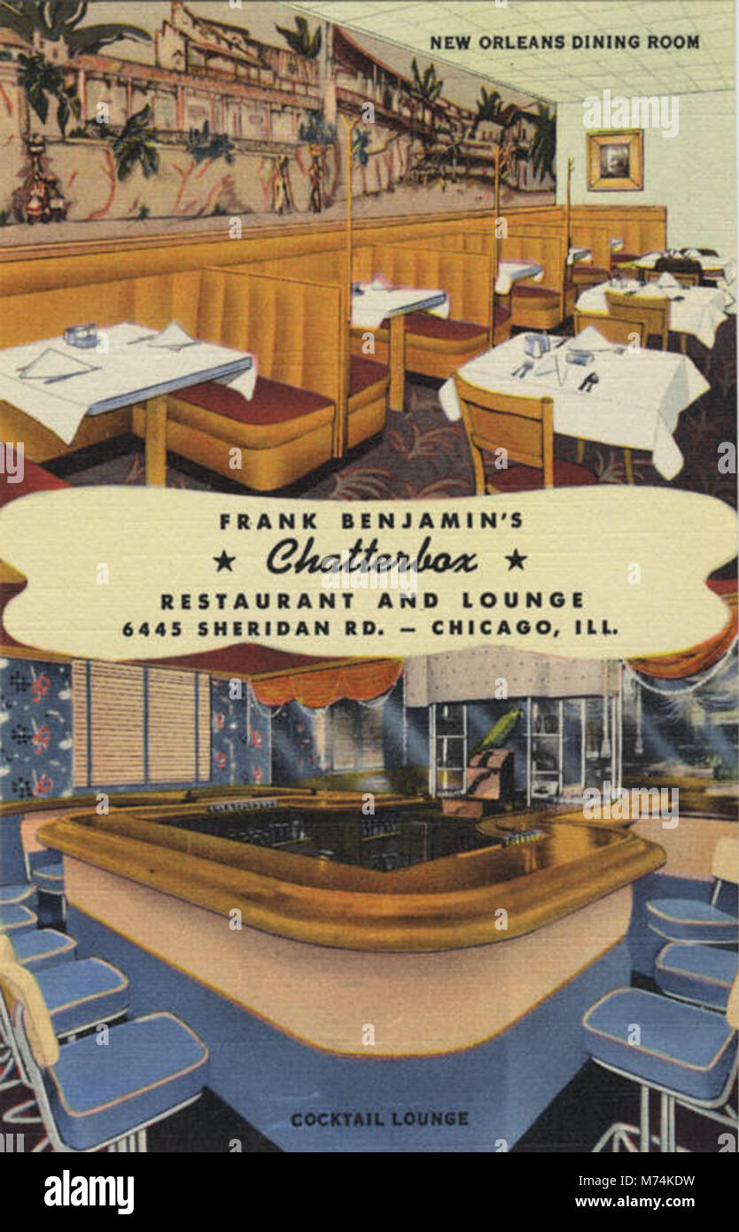 Frank Benjamin's Chatterbox Restaurant and Lounge, located at 6445 ...