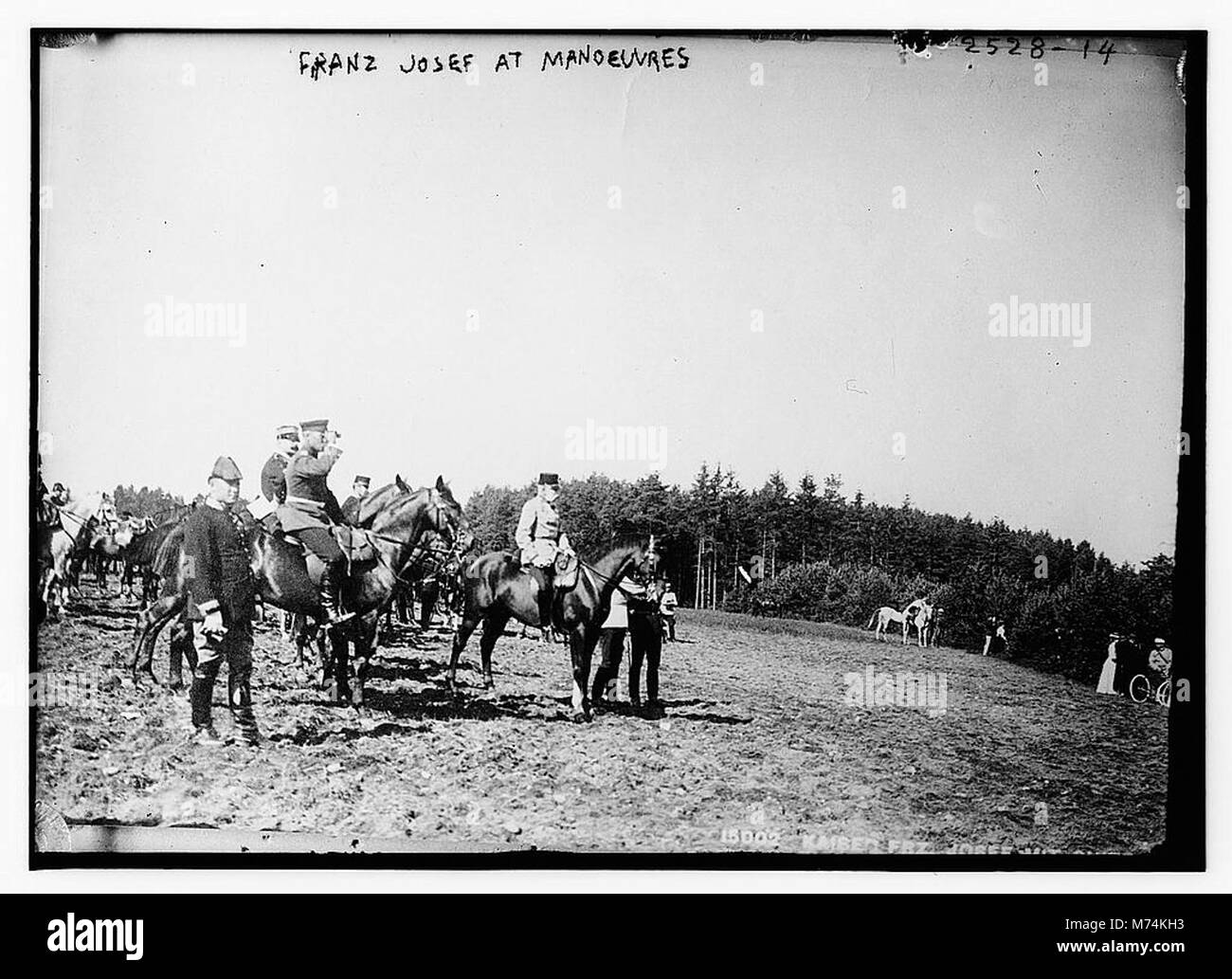 A historical photograph of Emperor Franz Joseph I of Austria during ...