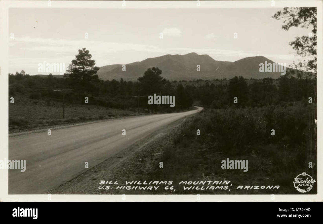 A photograph from Frasher's Photos of Bill Williams Mountain, offering ...