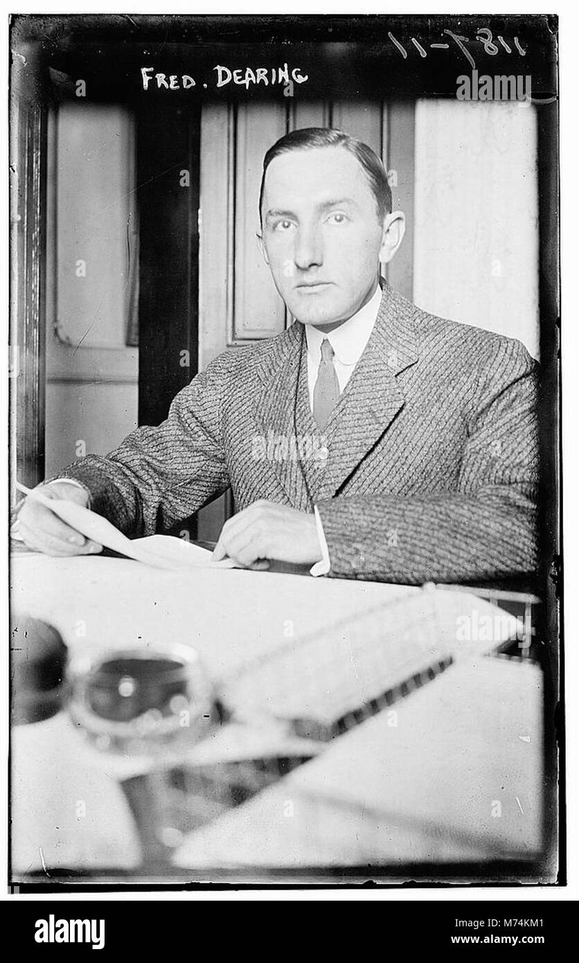 Portrait of Fred Dearing, a historical figure from the early 20th ...