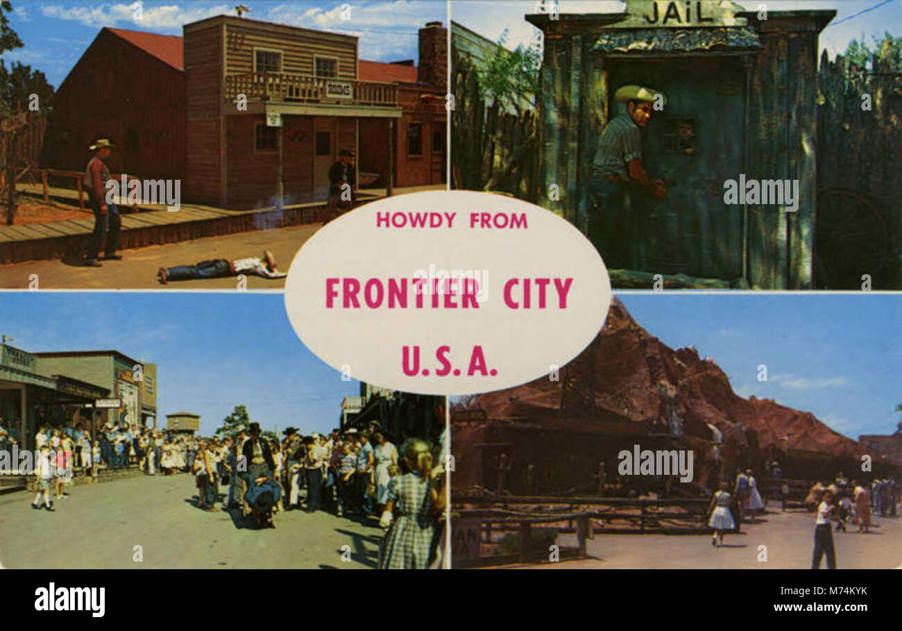 Frontier City is an amusement park and entertainment venue, featuring a ...