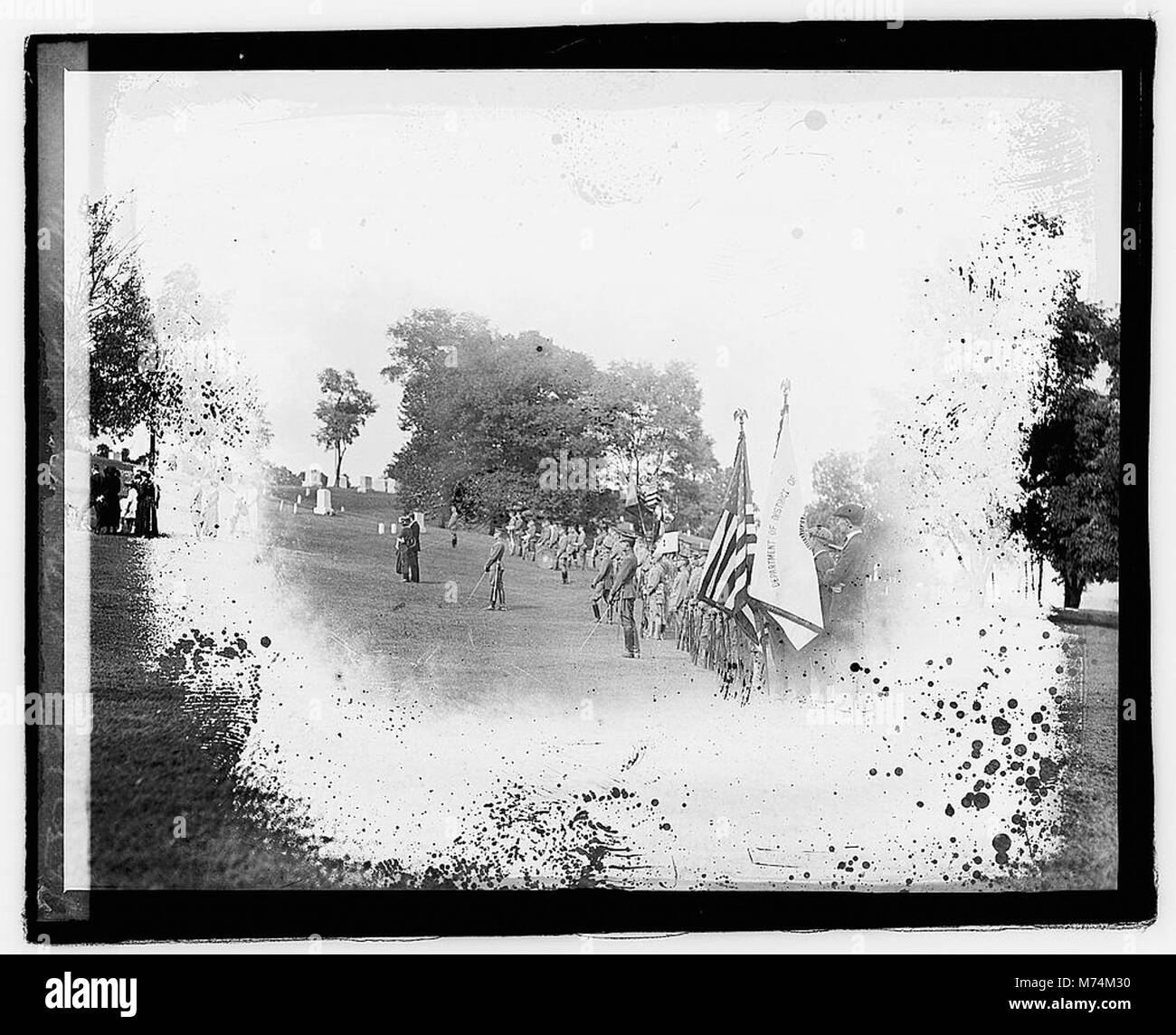 This image shows the funeral of Major William Manning, honoring his ...