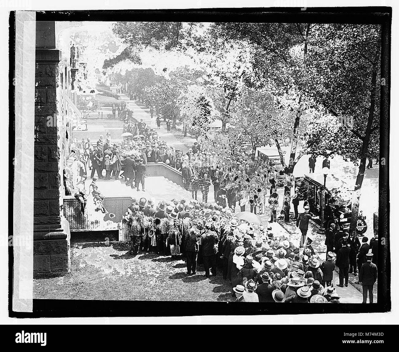 Funeral of Chief Justice White, 5-21-21 LOC npcc.04180 Stock Photo - Alamy