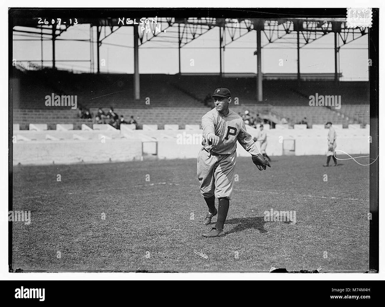 A photograph of Albert 'Red' Nelson, a baseball player from the ...