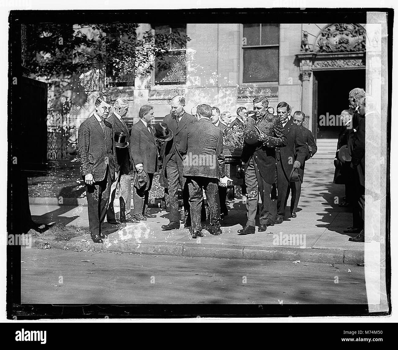 Photograph of the funeral of Senator Knox on October 14, 1921 ...