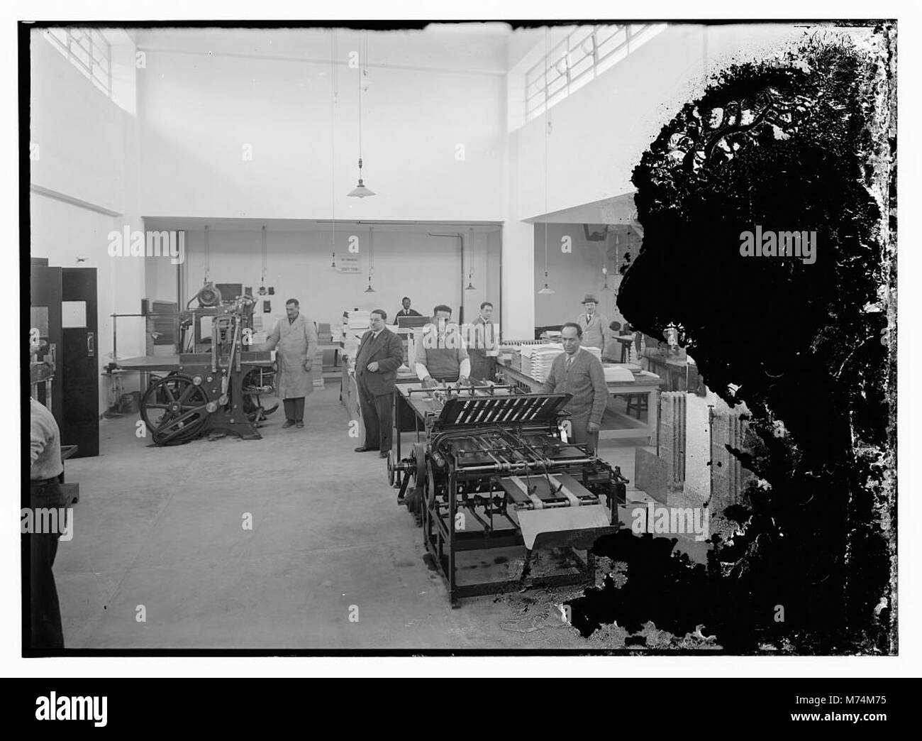 The Government Printing Office (G.P.O.) is depicted in this image, a ...