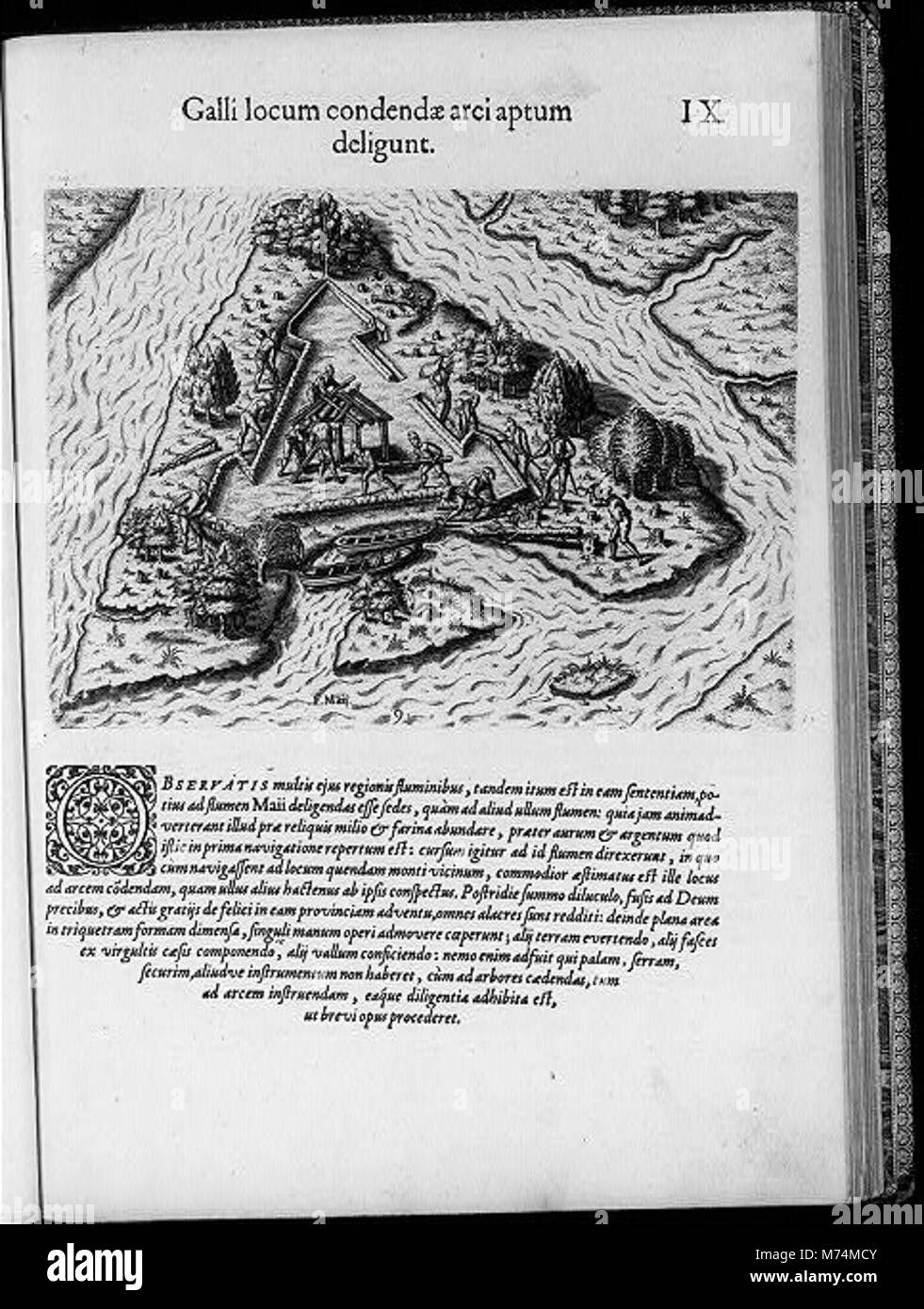 An architectural illustration showcasing the selected site for ...