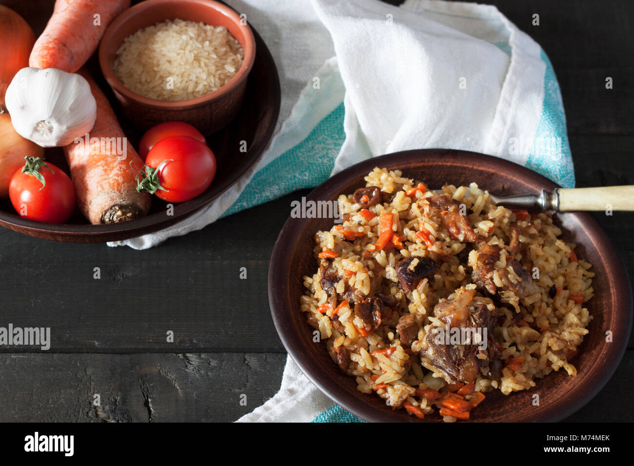 Plov ingredients hi-res stock photography and images - Alamy