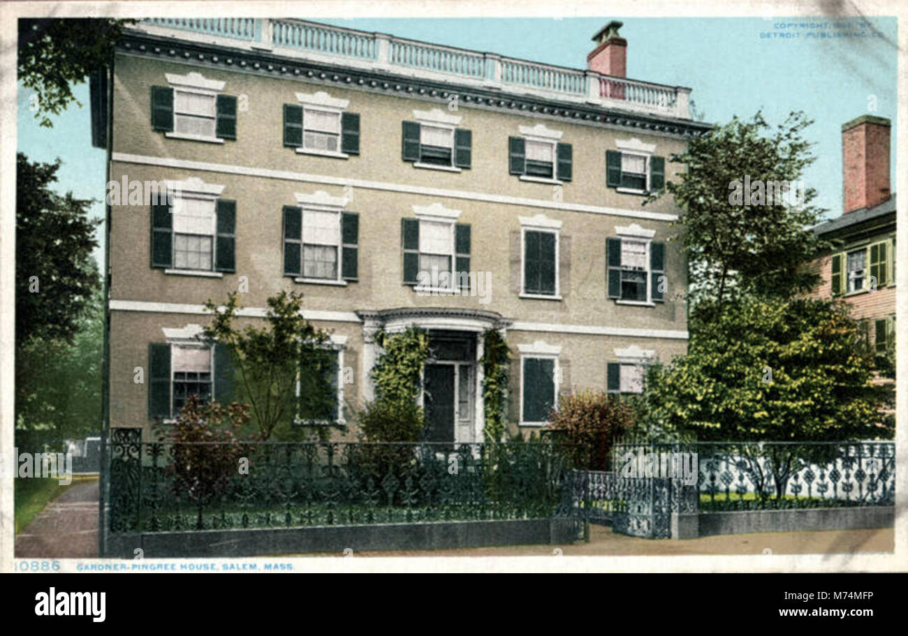 The Gardner-Pingree House, a historic mansion located in Salem ...
