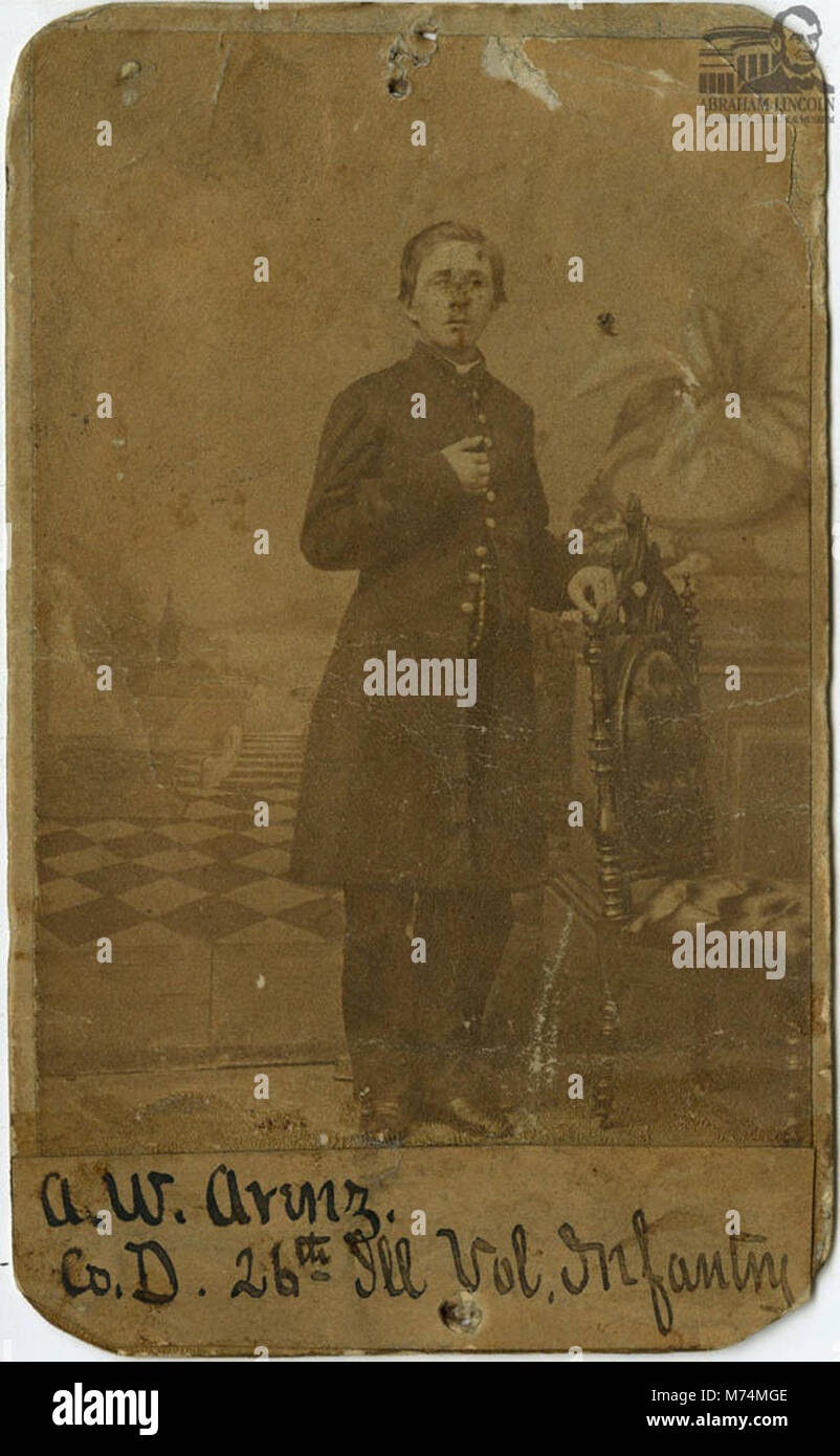 A photographic portrait of Albert W. Arenz, highlighting his historical ...