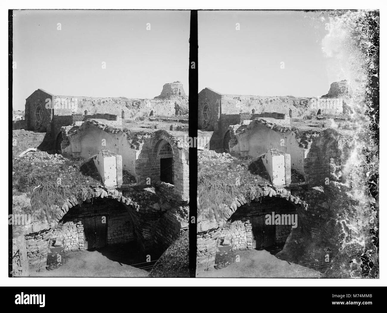 A photograph of the ruins of Gaza, depicting the remnants of this ...