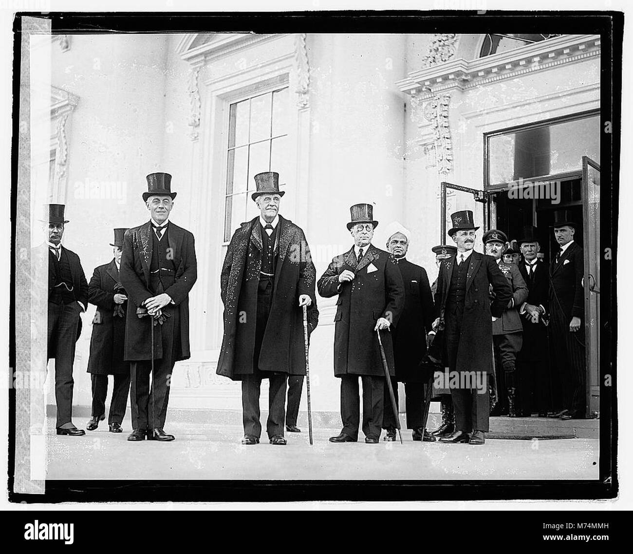 This photograph shows individuals including Geddes, Balfour, La Lee ...