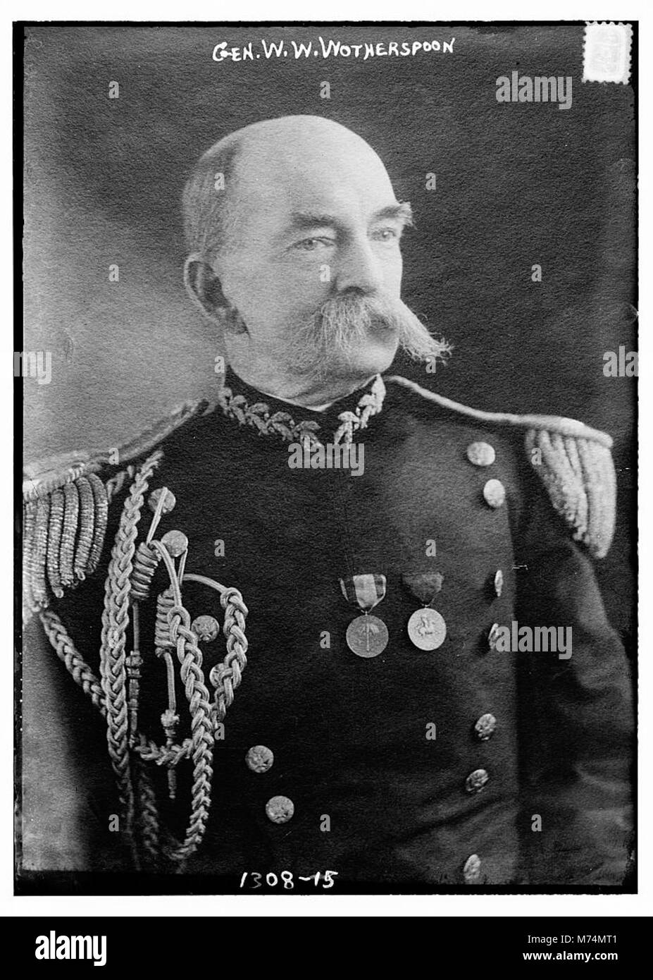 A portrait of General W.W. Witherspoon, highlighting his military ...