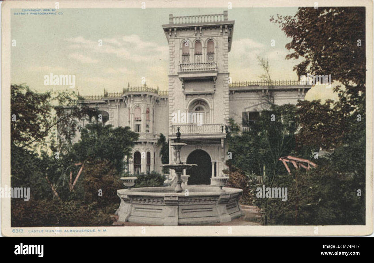 Image of Castle Huning in Albuquerque, New Mexico, a historic site ...