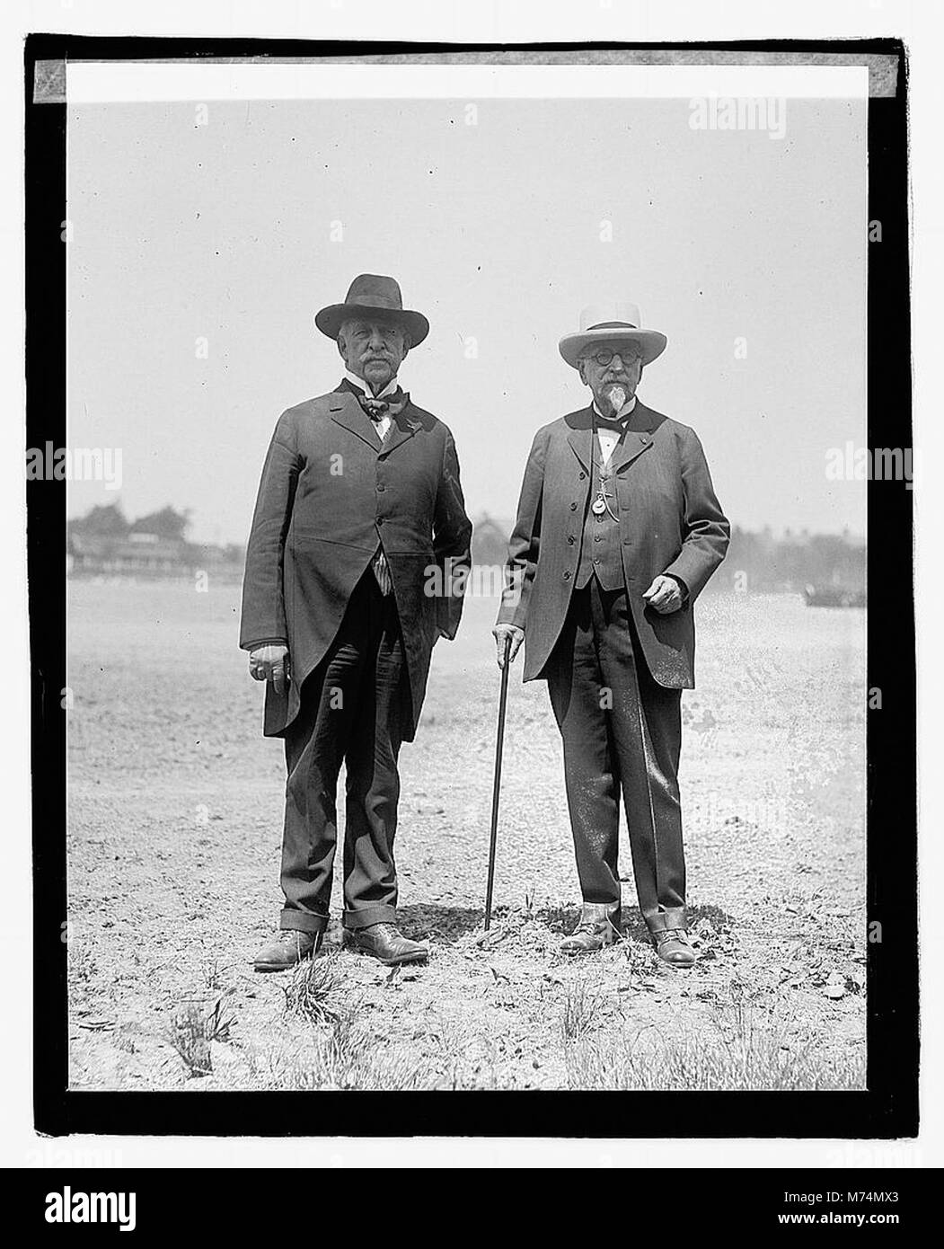 A photograph of General Miles and General Anson A. Mills, likely taken ...