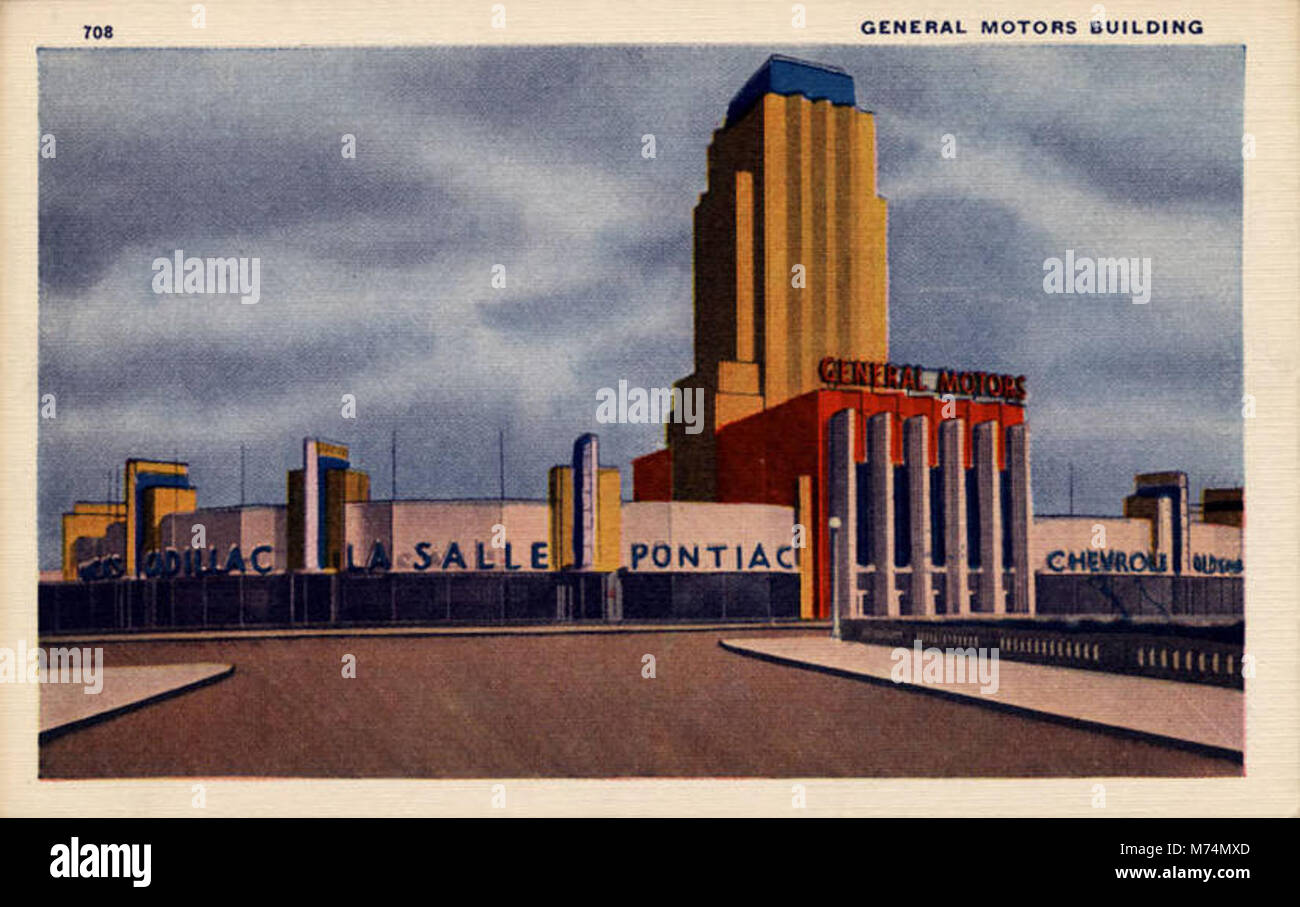 The General Motors Building, an iconic skyscraper in New York ...