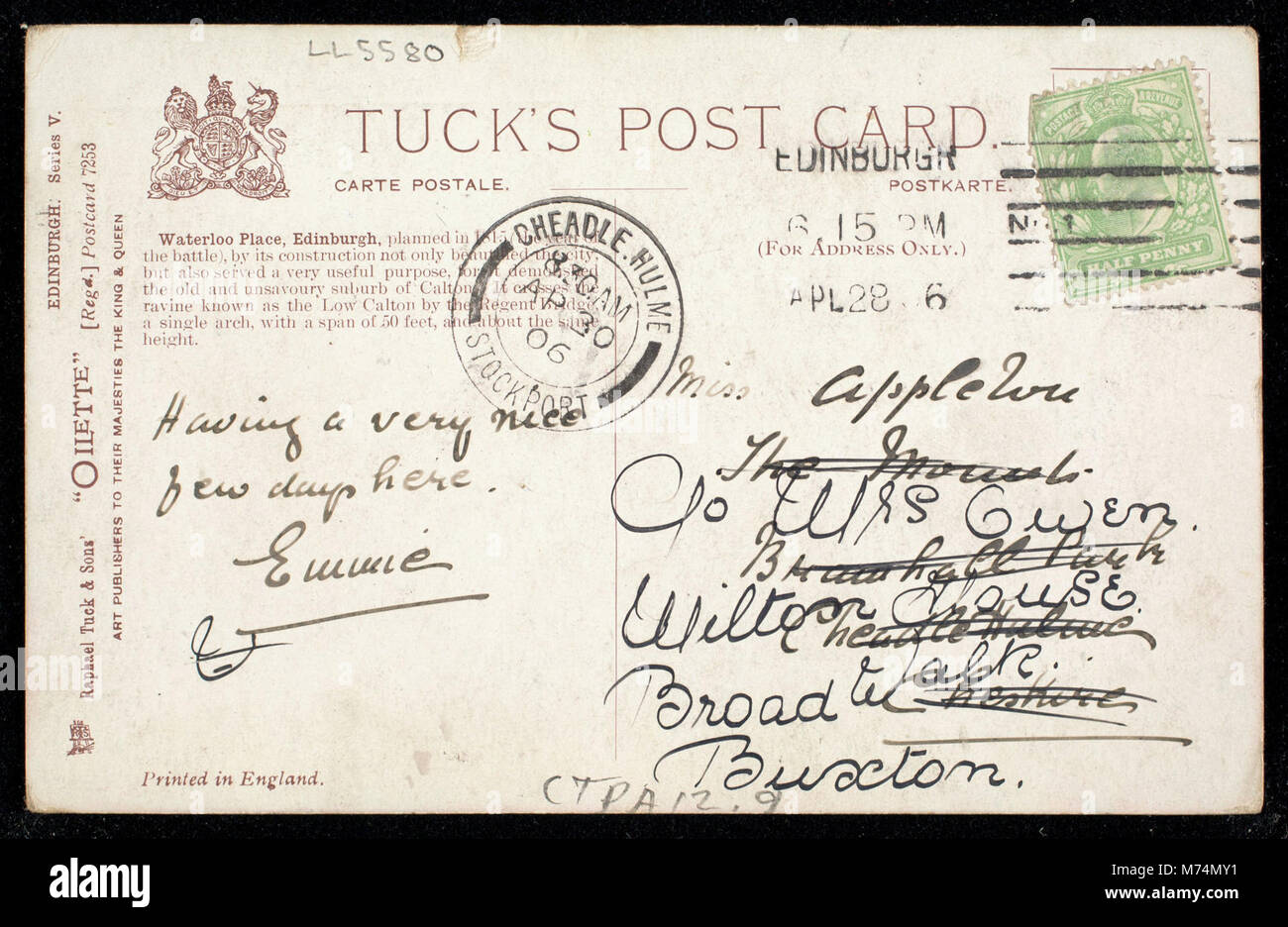 This image features the General Post Office and Waterloo Place in ...