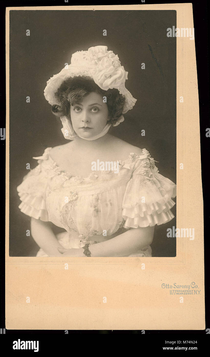 Trixie Friganza, a popular vaudeville performer and actress, is ...