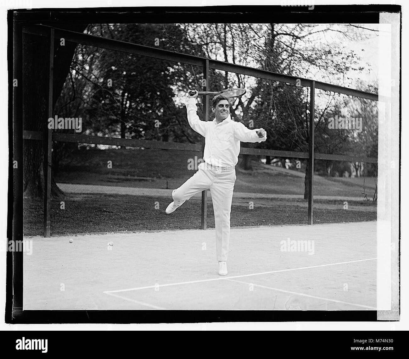 A photograph of George Christian taken on April 16, 1921. This image ...