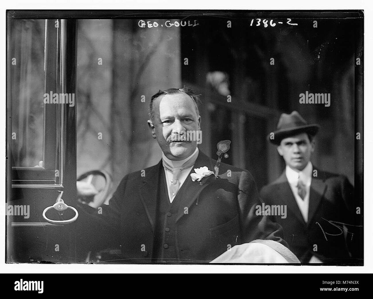 Portrait of George Gould, an American financier and railroad magnate ...