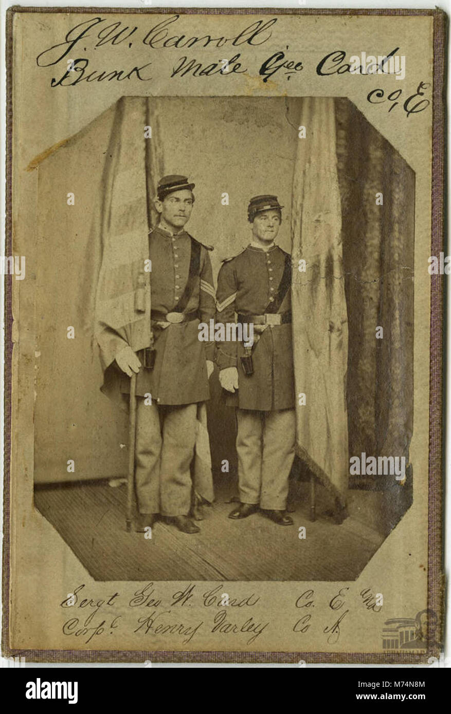This image features George Card alongside Henry Varley, showcasing a ...