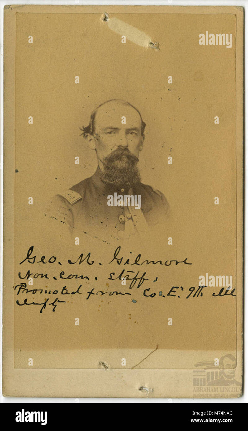This portrait features George M. Gilmore, a notable figure in early ...