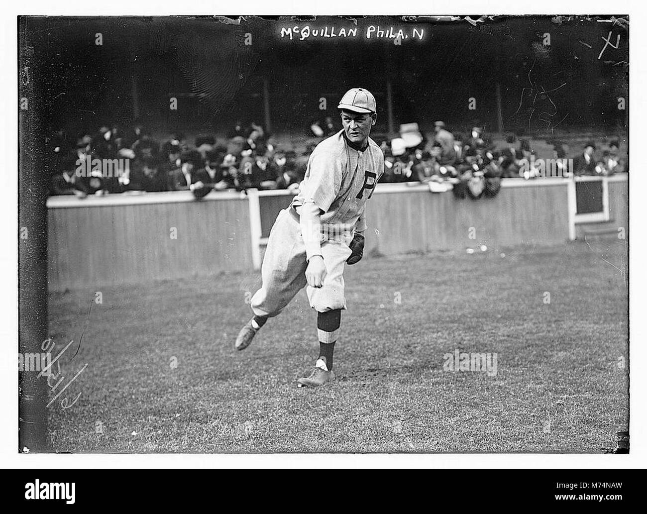 A portrait of George McQuillan, a professional baseball player from ...