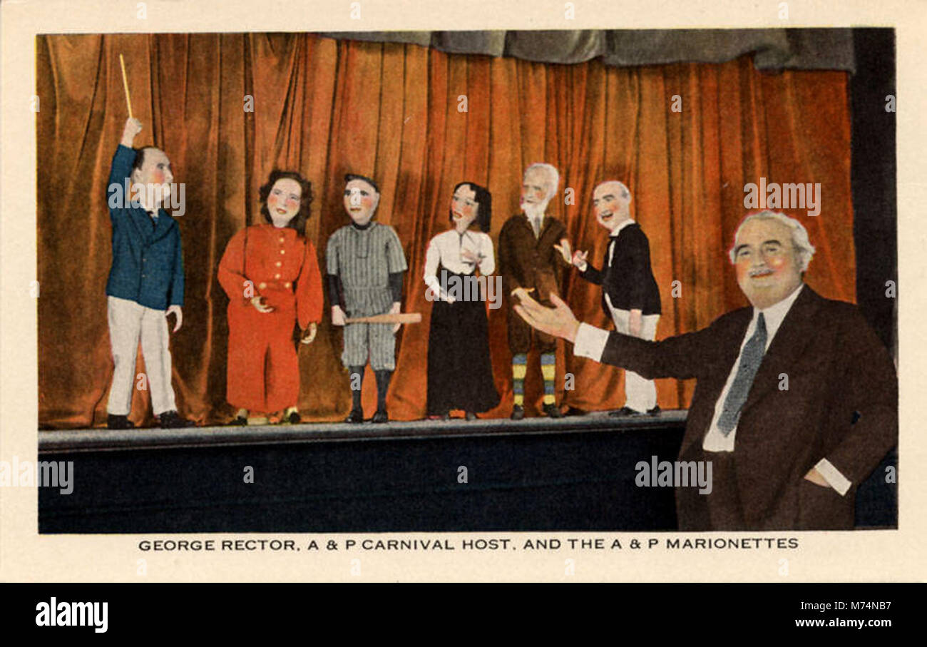 George Rector, known as the host of the A&P Carnival, is featured with ...